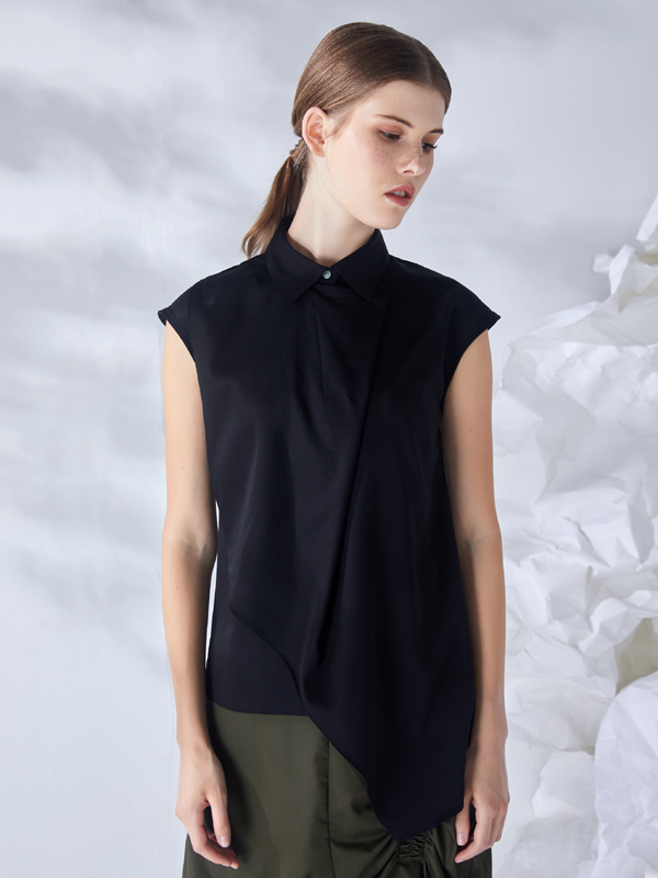 ASYMMETRIC BLOUSE – Little Match Girl
